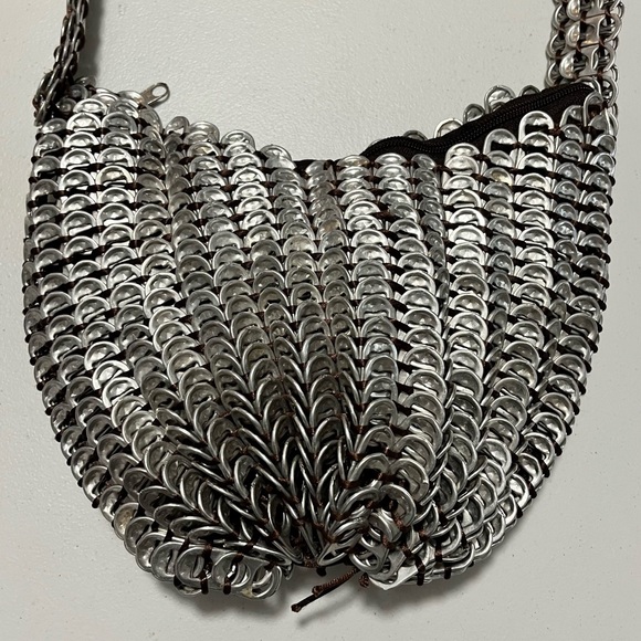 Bags | Aluminum Can Soda Pop Pull Tab Purse Handmade Vintage Upcycled ...